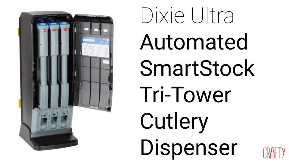 Dixie Ultra Automated SmartStock Tri-Tower Cutlery Dispenser